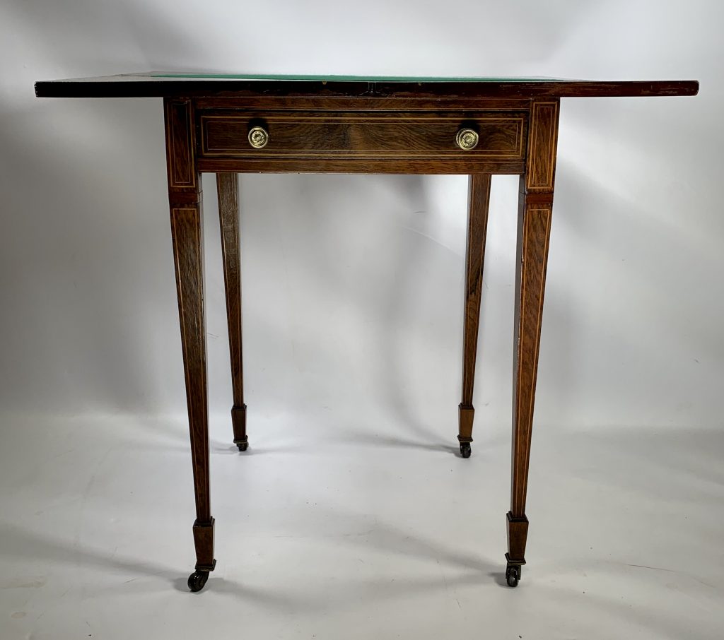 Edwardian Card Table - Poirot Art Deco Furnishings