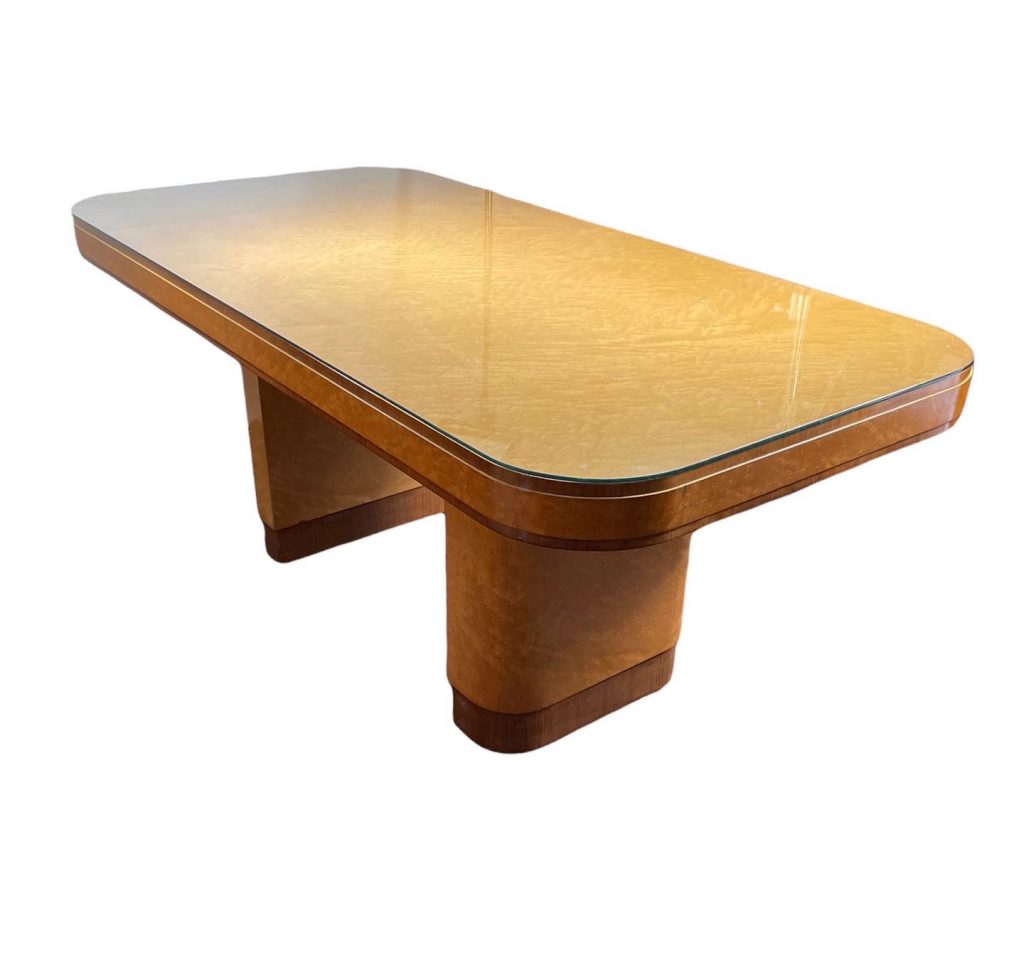An Exceptional Quality Art Deco Dining Table - Poirot Art Deco Furnishings