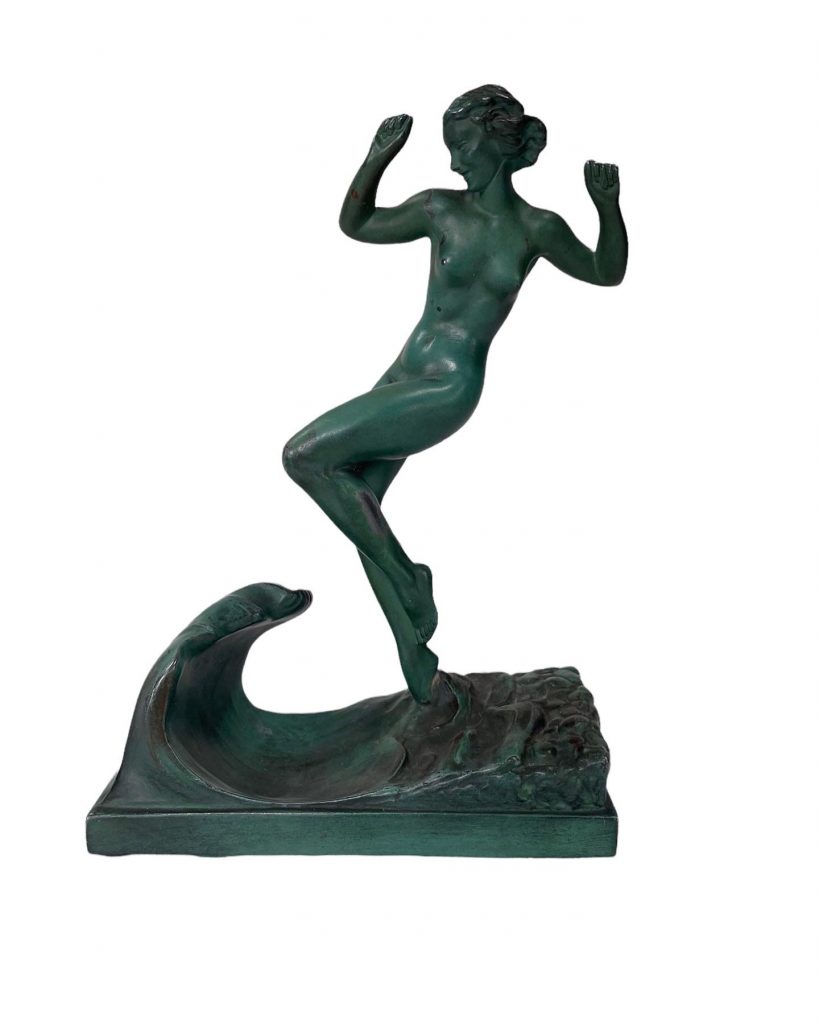 Art Deco Sculpture by Raymonde Guerbe - Poirot Art Deco Furnishings