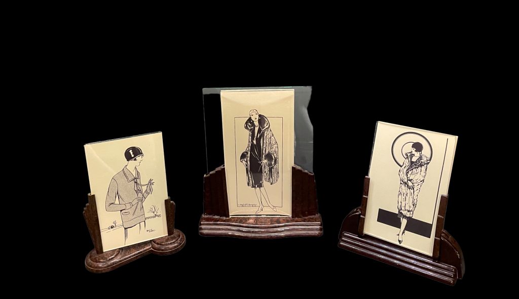 A set of Three Art Deco Bakelite Frames - Poirot Art Deco Furnishings