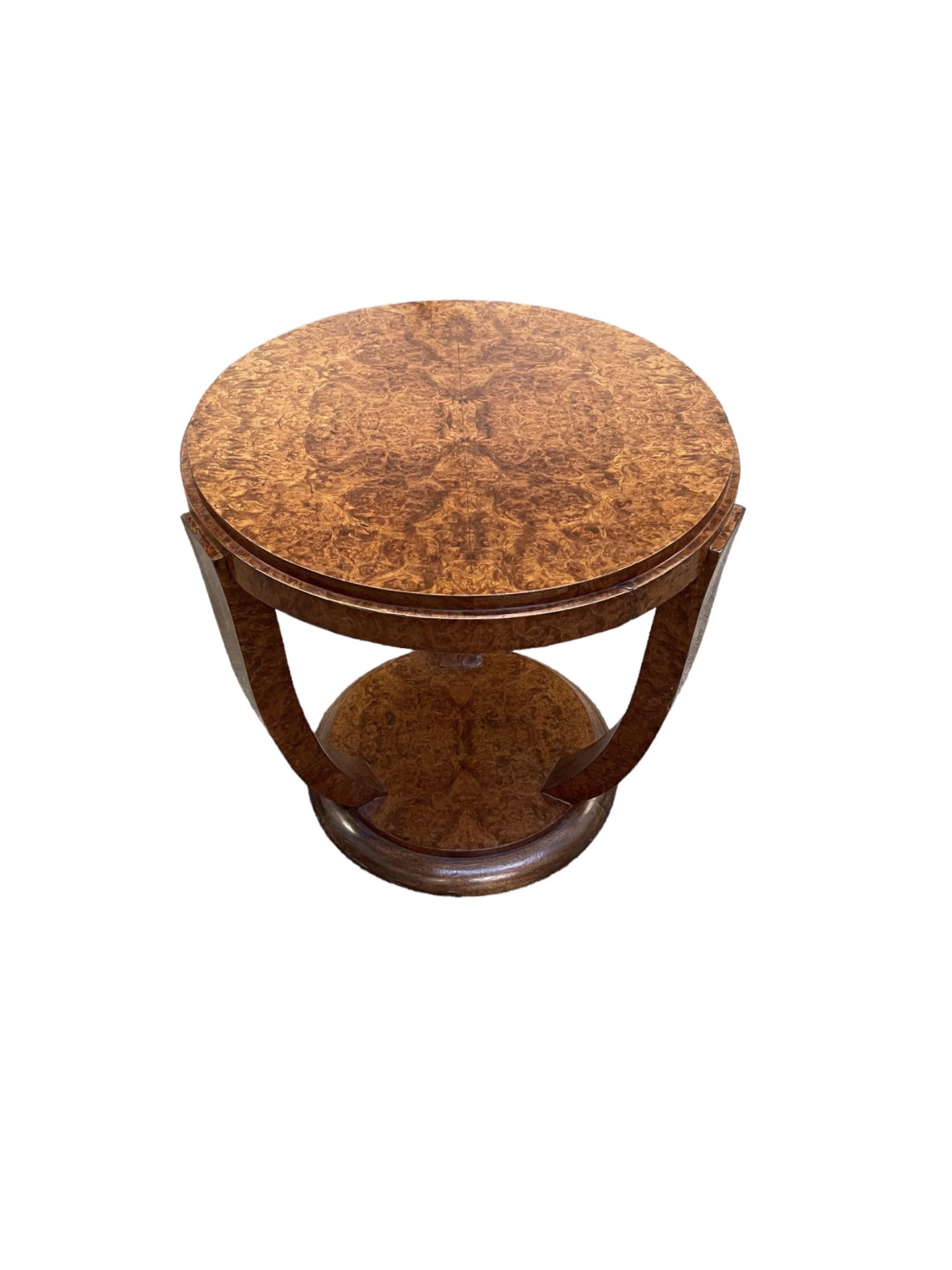SOLD - Fine Art Deco Side Table - Poirot Art Deco Furnishings