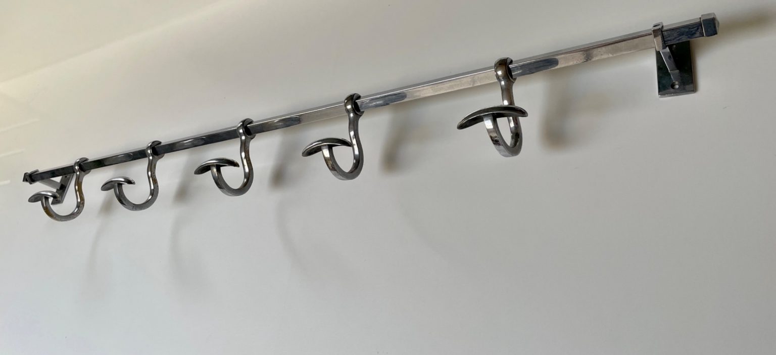 SOLD - Art Deco Hanging Rail - Poirot Art Deco Furnishings