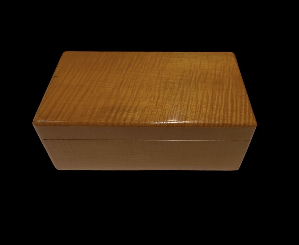 Art Deco Satinwood Box by David Joel - Poirot Art Deco Furnishings