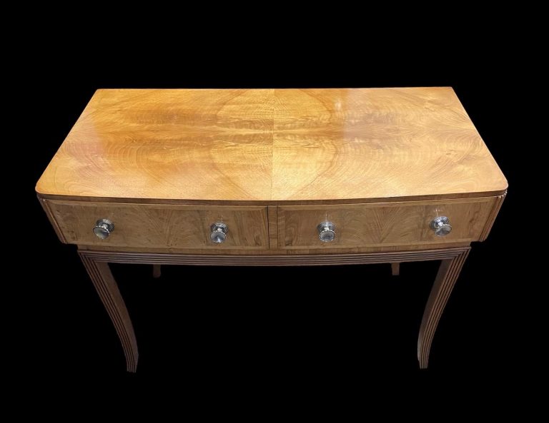 SOLD - Art Deco Console Table - Poirot Art Deco Furnishings