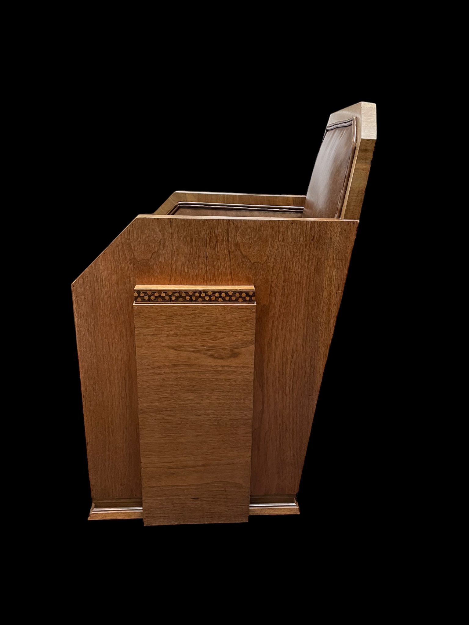 A fine Art Deco Desk and Chair - Poirot Art Deco Furnishings